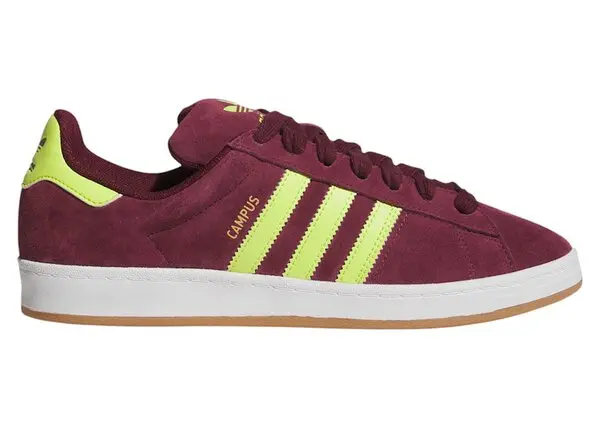 Adidas Campus Adv Sneakers - Maroon/semi Solar Yellow/cloud White