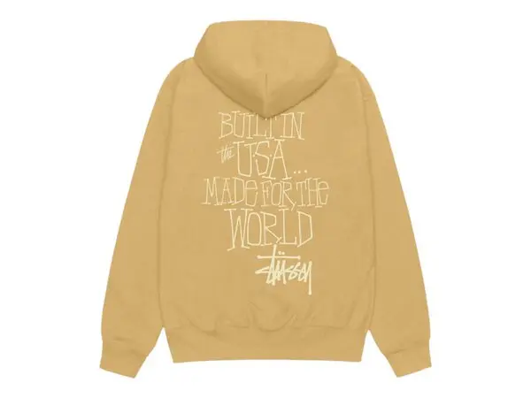 StÜssy Built In Usa Hoodie - Curry