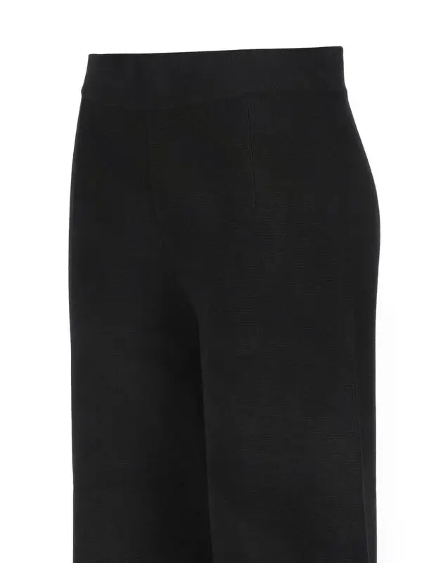 Max Mara Elastic-waist Palazzo Pants - Black
