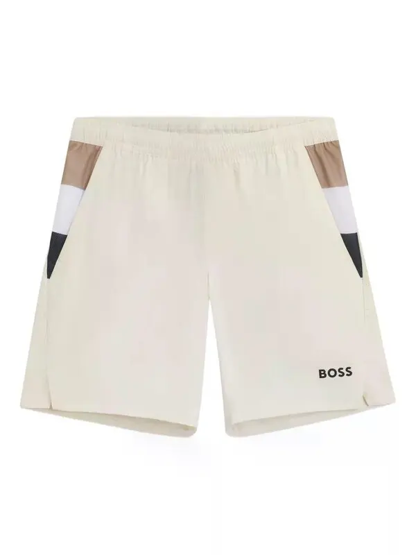 BOSS Paneled Elastic-waist Shorts