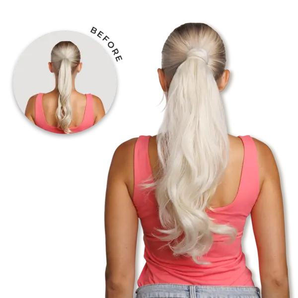 INH HAIR Jordynn Pony - Platinum Blonde