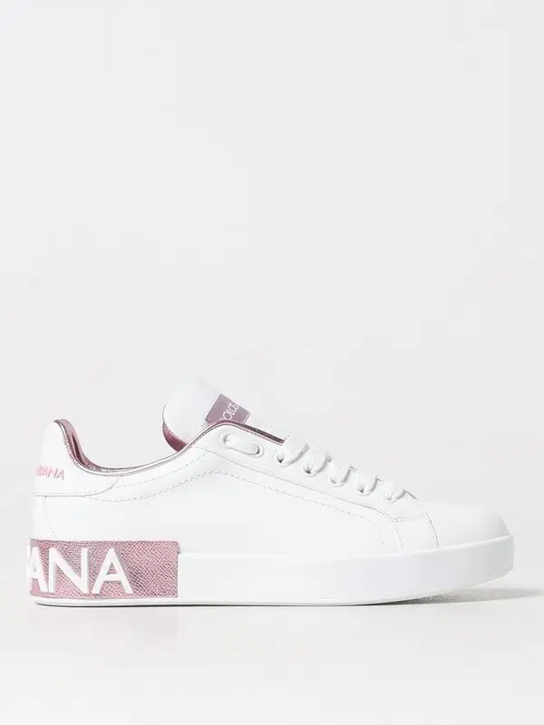 Dolce & Gabbana Lace Up Sneakers - White