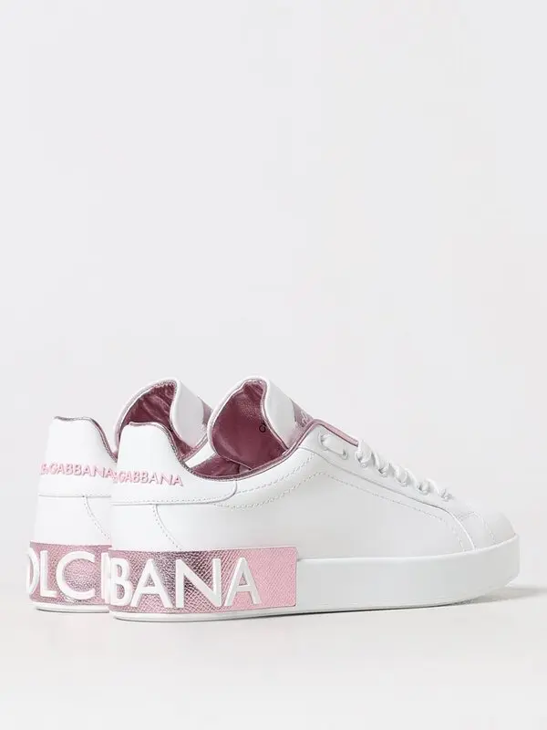 Dolce & Gabbana Lace Up Sneakers - White