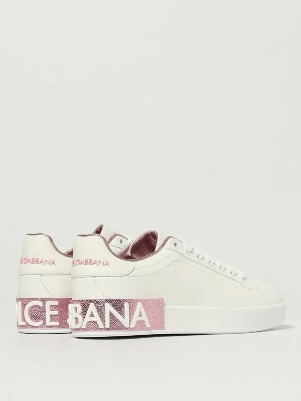 Dolce & Gabbana Lace Up Sneakers - White