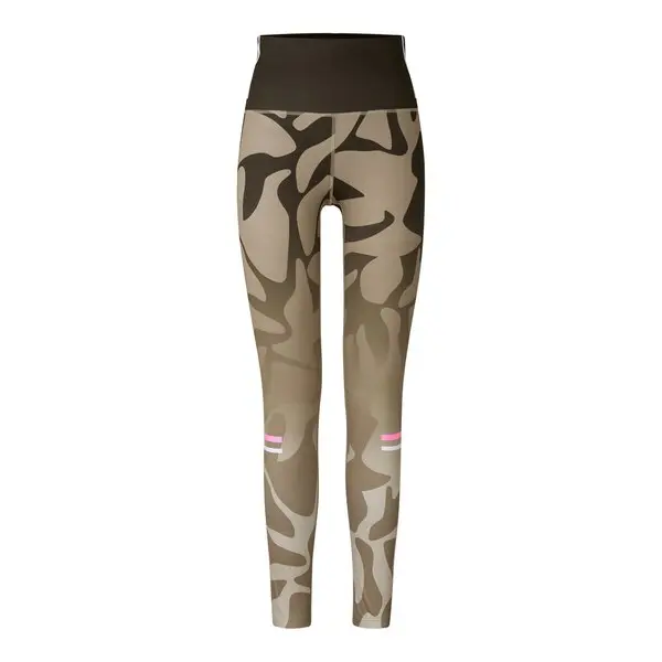 Bogner Tamira Camouflage Tights - Khaki/beige