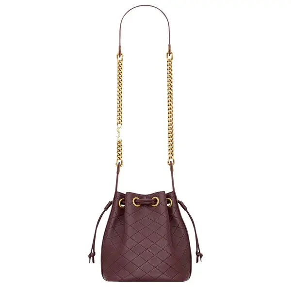 Saint Laurent Cassandre Bucket Bag - Red