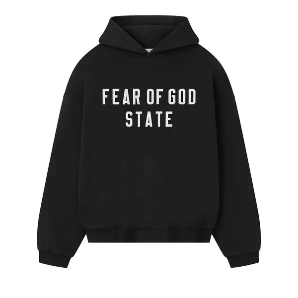 Fear Of God 90's Fit Fleece Hoodie - Black