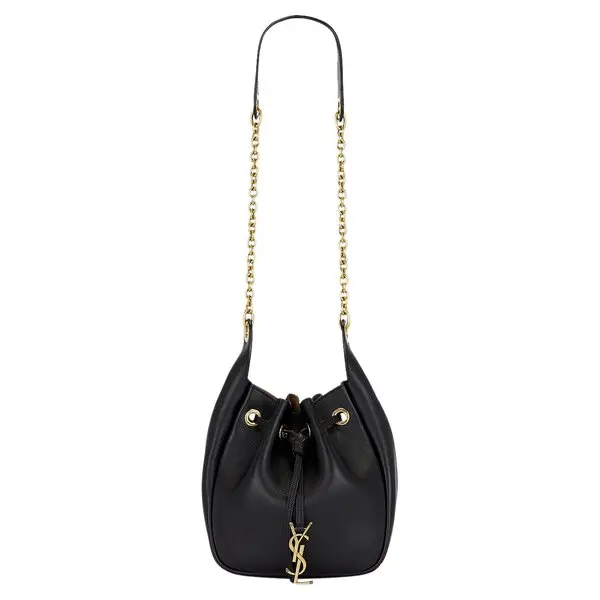 Saint Laurent Cassandre Supple Bucket Bag - Black