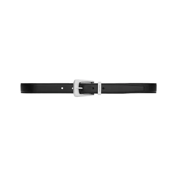 Saint Laurent Folk Belt - Black