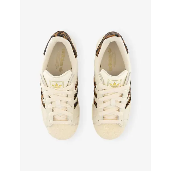 adidas gazelle silver green womens adidas Superstar II - Women's main image 1