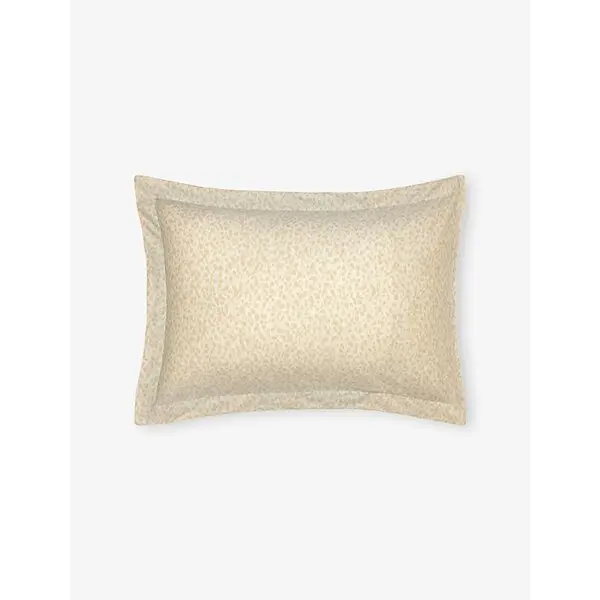 YVES DELORME Contes Floral-print Cotton-sateen Oxford Pillowcase 50cm X 75cm - Multicoloured
