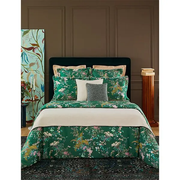 YVES DELORME Contes Quilted Cotton-blend Bedcover