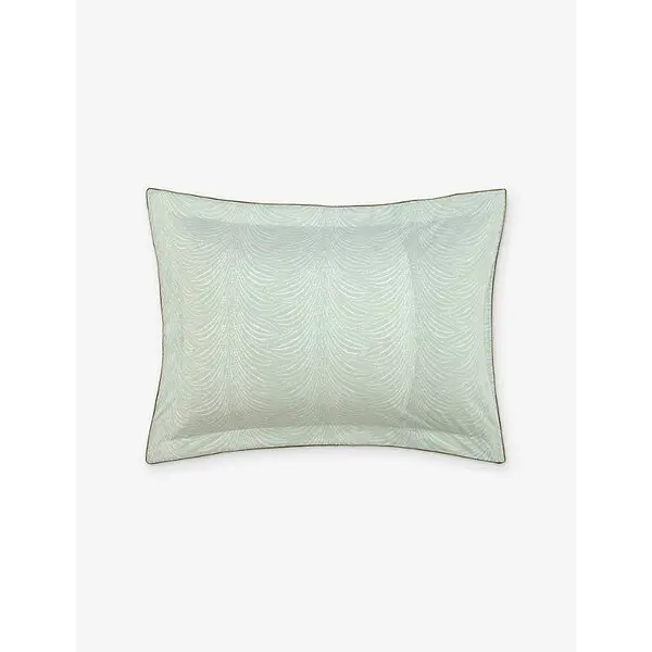 YVES DELORME Pollen Floral-print Cotton-batiste Oxford Pillowcase 50cm X 75cm - Multicoloured