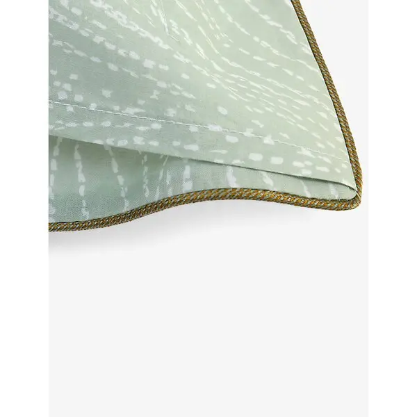 YVES DELORME Pollen Floral-print Cotton-batiste Oxford Pillowcase 50cm X 75cm - Multicoloured