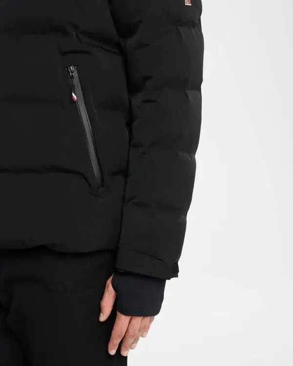 Moncler Stretch Nylon Montgetech Puffer Jacket - Black