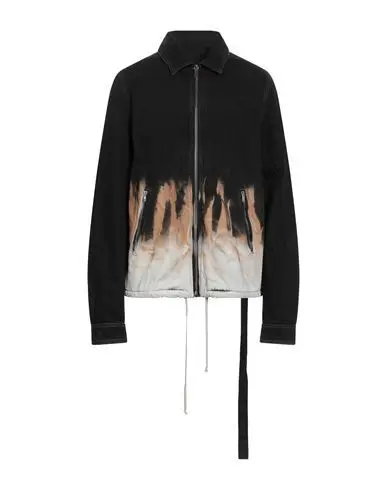 Rick Owens Denim Outerwear - Black