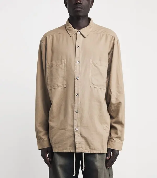 Rick Owens Organic Cotton Jumbo Overshirt