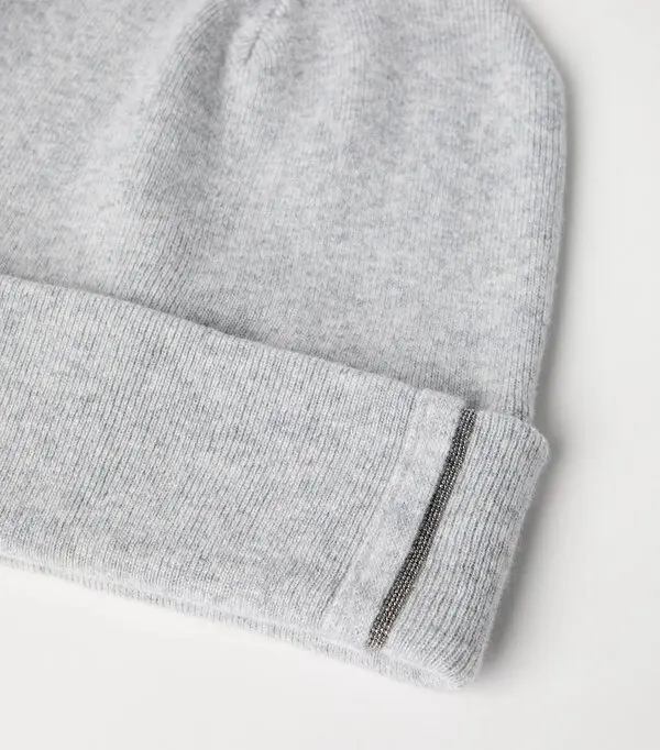 Brunello Cucinelli Cashmere Rib-knit Beanie