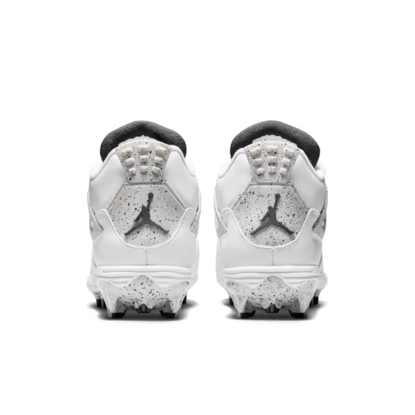 JORDAN 4 Retro Td Football Cleats - White