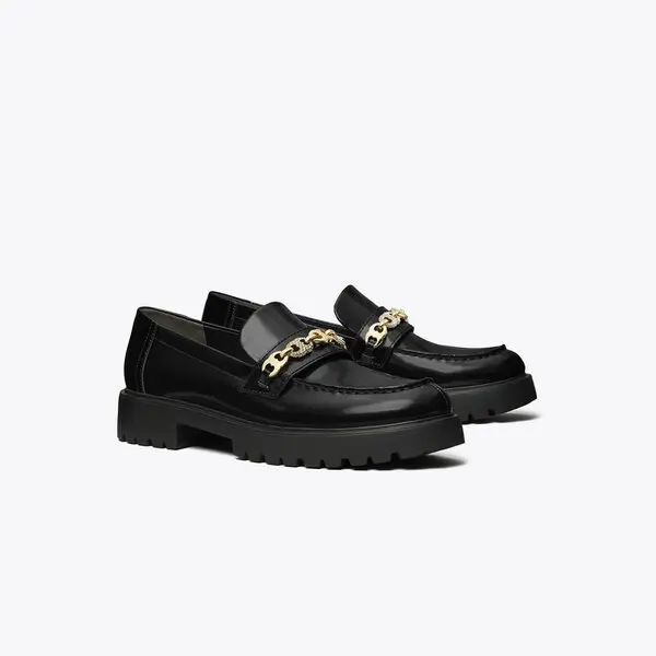 Tory Burch Pavé Gemini Link Lug Loafer