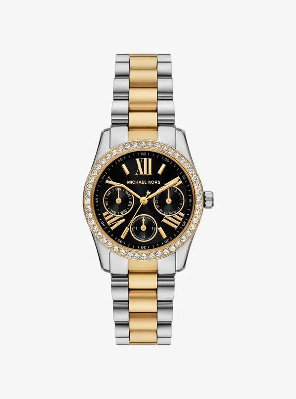 Michael Kors Two-tone Pavé Bezel Watch