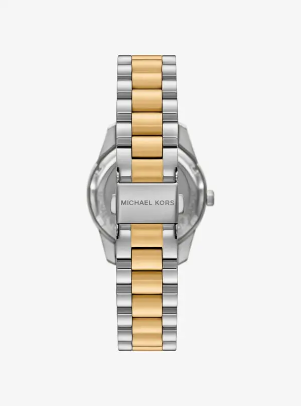 Michael Kors Two-tone Pavé Bezel Watch