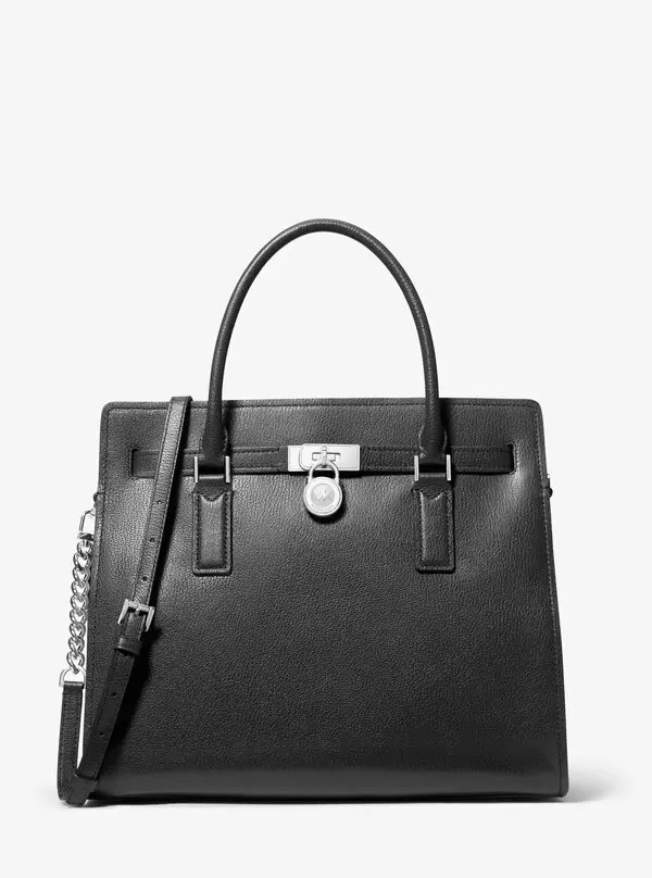 Michael Kors Hamilton Moderne Large Satchel - Black