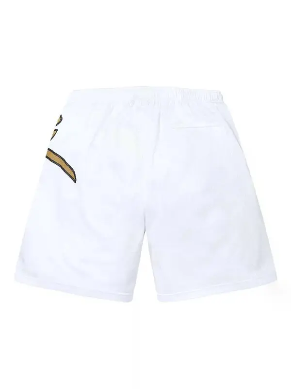 Supreme Big Script Mesh Shorts - White