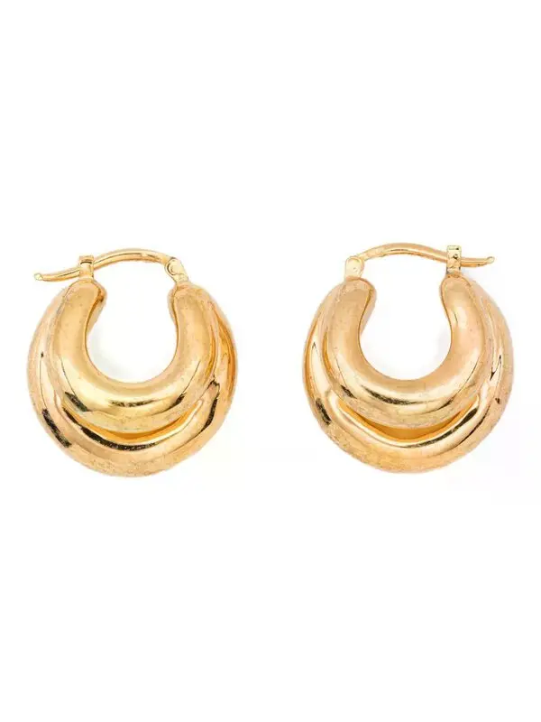 PANCONESI Chunky Hoop Earrings - Gold