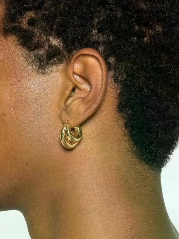 PANCONESI Chunky Hoop Earrings