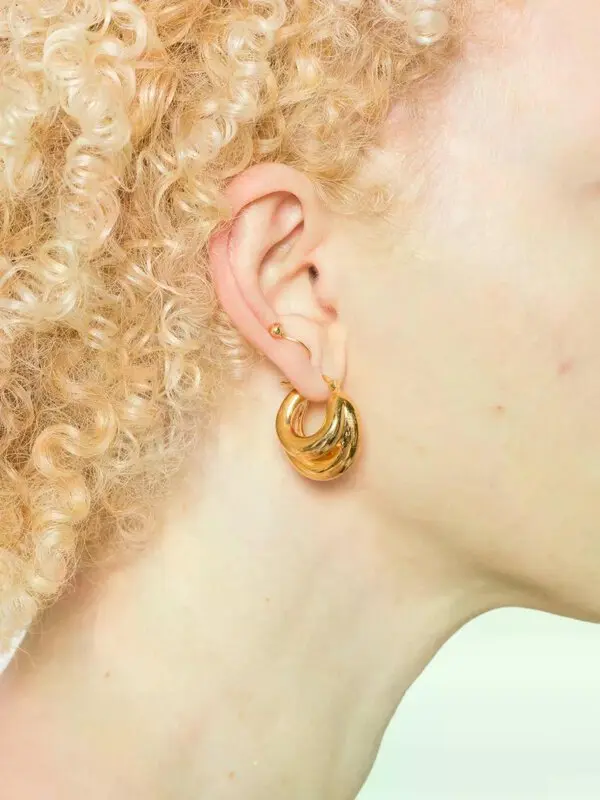 PANCONESI Chunky Hoop Earrings