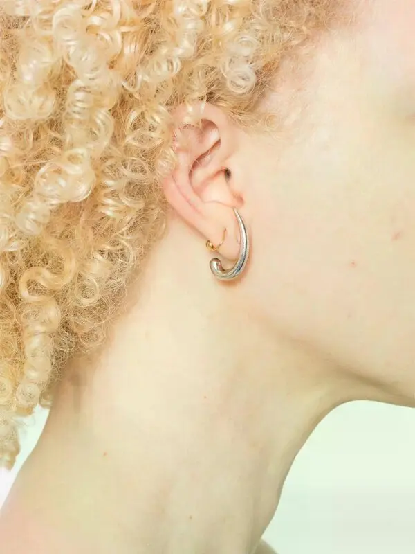 PANCONESI Hoop Earrings - Silver