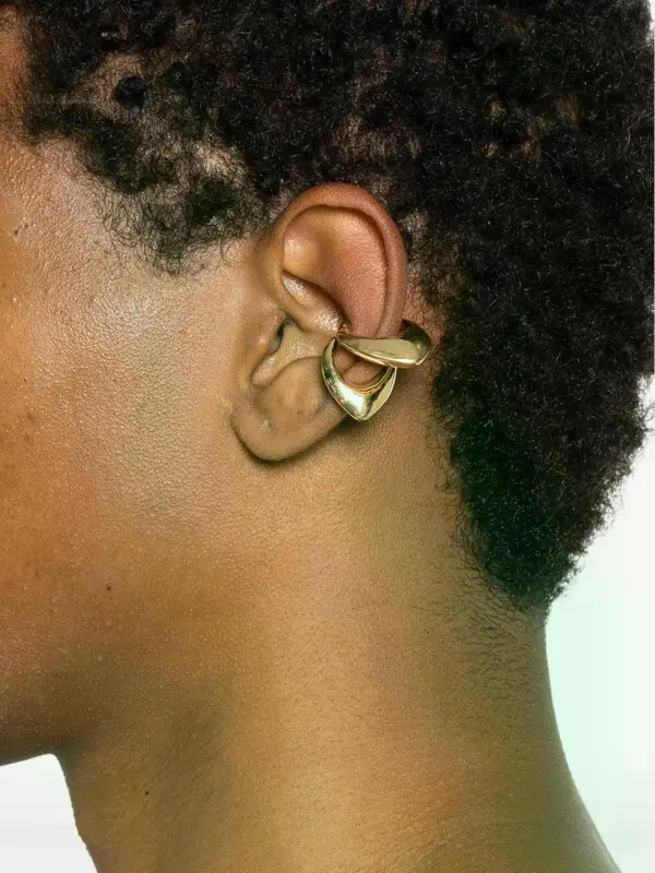 PANCONESI Blow Up Double-hoop Ear Cuff