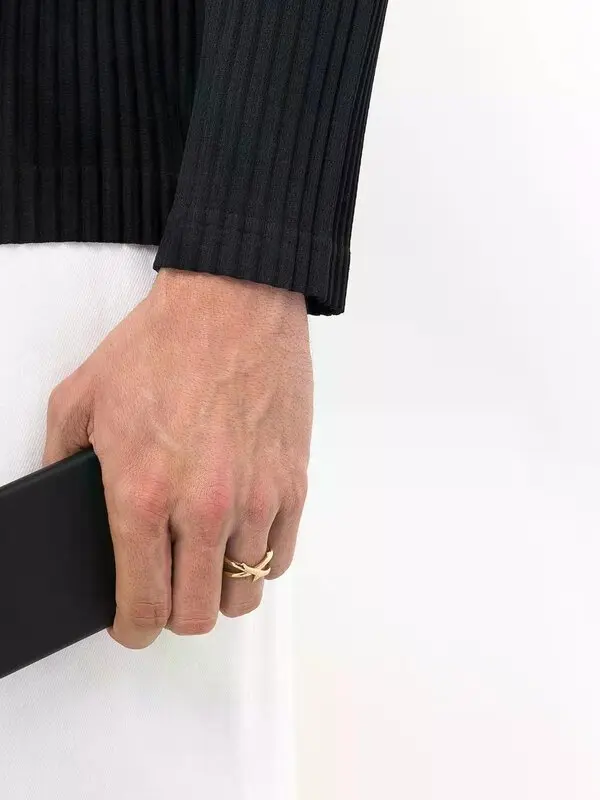 SHAUN LEANE Rose Thorn Wide Band Ring