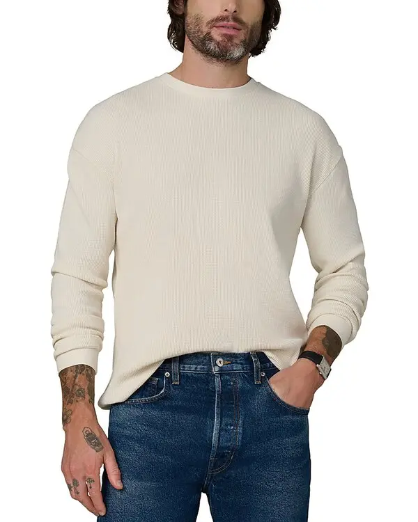 Joe's Jeans Waffle Knit Long Sleeve Tee - Ecru