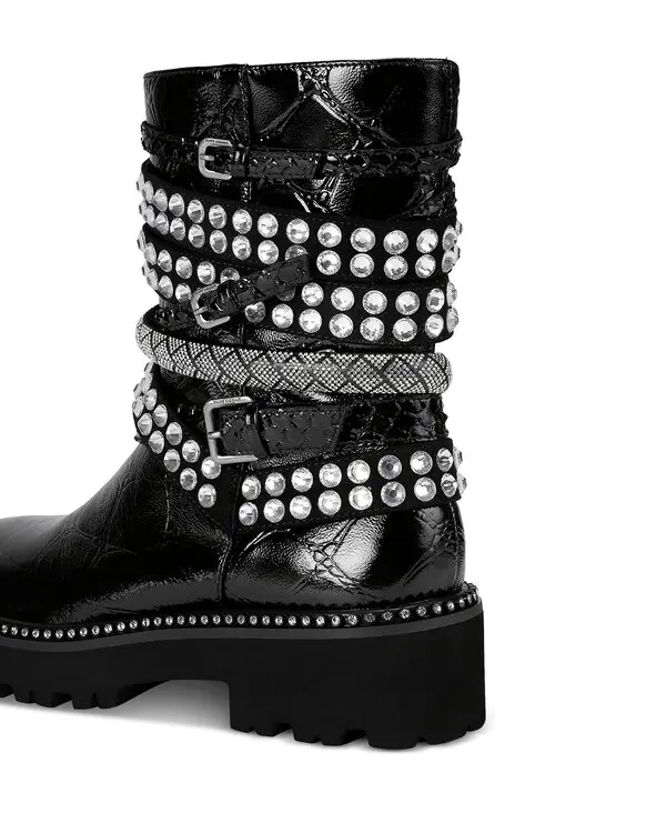 Kurt Geiger Strappy Studded Boots