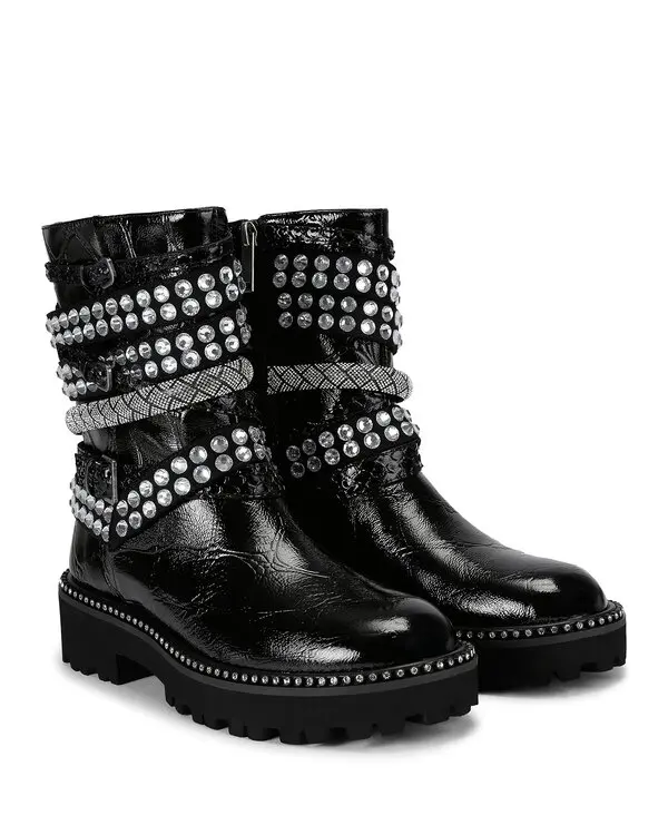 Kurt Geiger Strappy Studded Boots