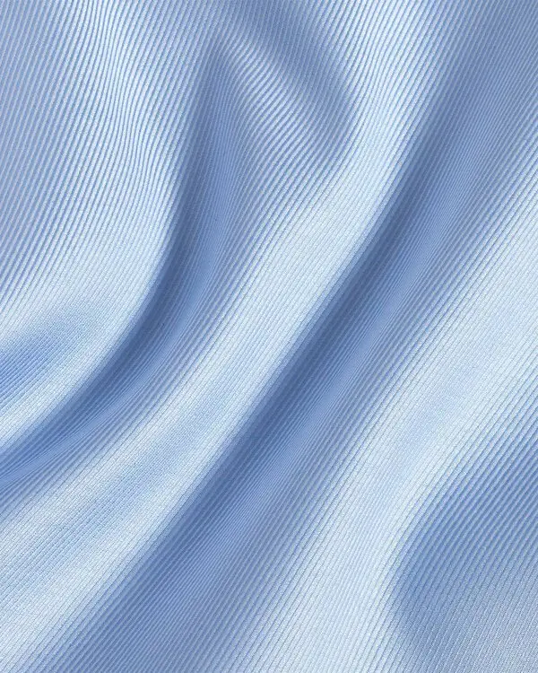 David Donahue Slim Fit Stretch Twill Solid Dress Shirt - Sky