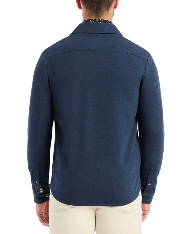 Robert Graham Kellan Knit Shirt Jacket - Navy