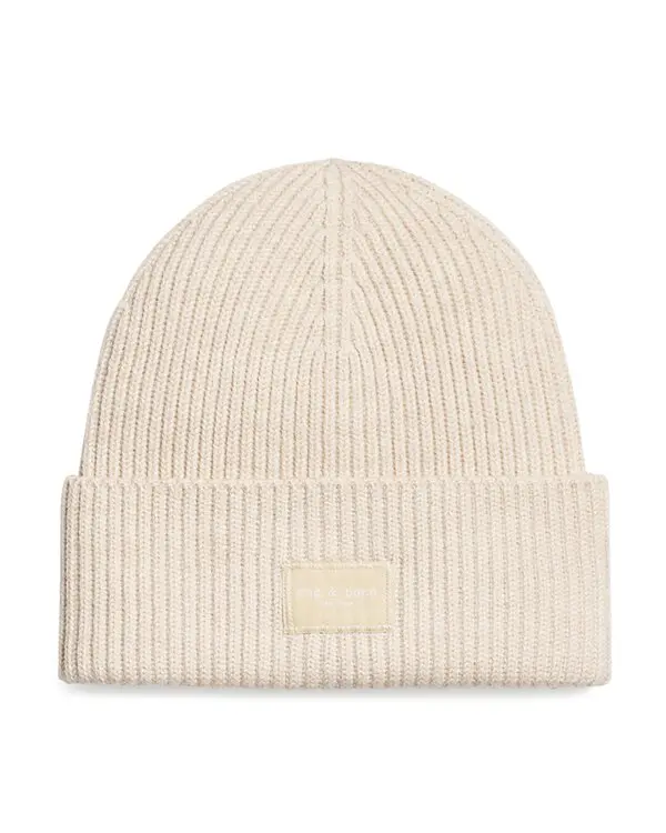 Rag & Bone Blake Beanie Hat - Ivory