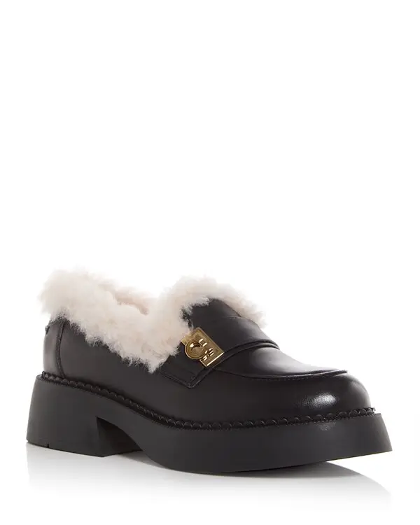 FERRAGAMO Caminia Shearling Loafers