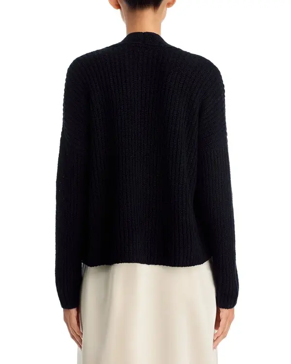 Eileen Fisher Open Front Cardigan Sweater - Black