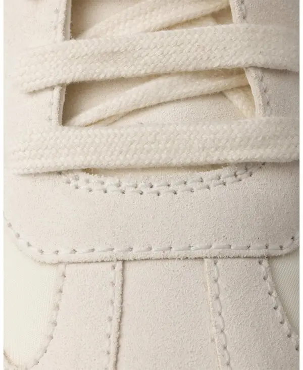 Prada Suede And Re-nylon Lace-up Sneakers - Neutral
