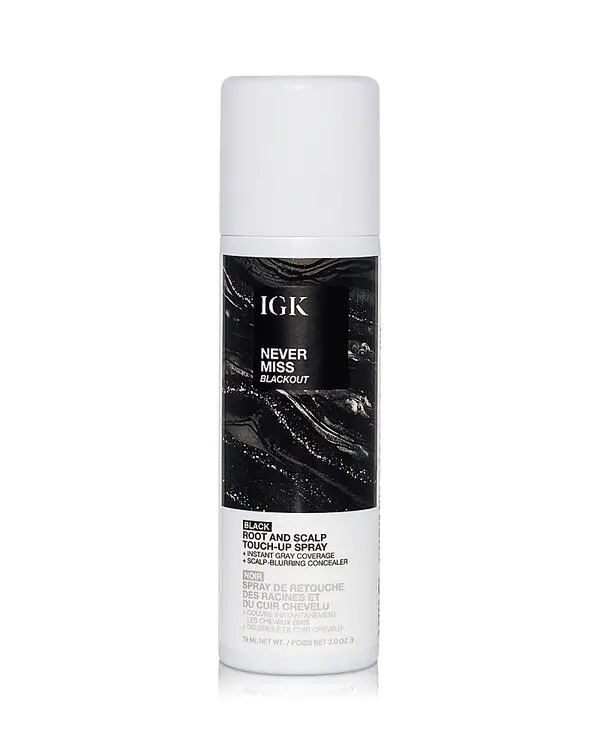 IGK Never Miss Root & Scalp Touch Up Spray 2 Oz - Blackout