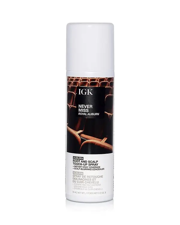IGK Never Miss Root & Scalp Touch Up Spray 2 Oz - Royal Auburn