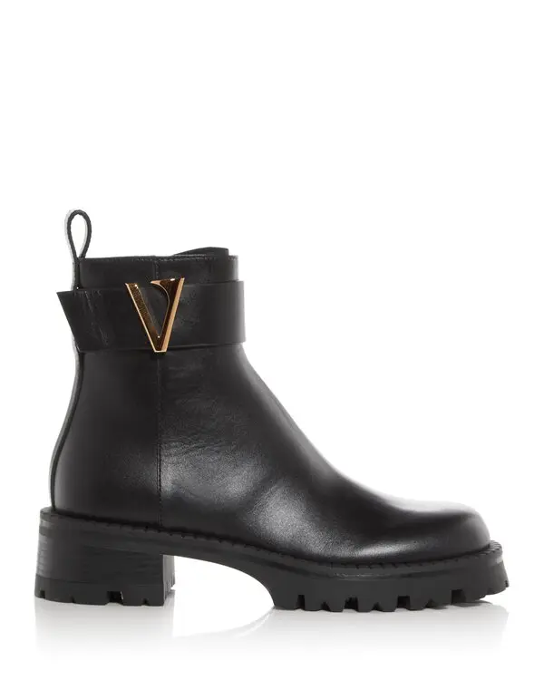 Versace V Ankle Booties