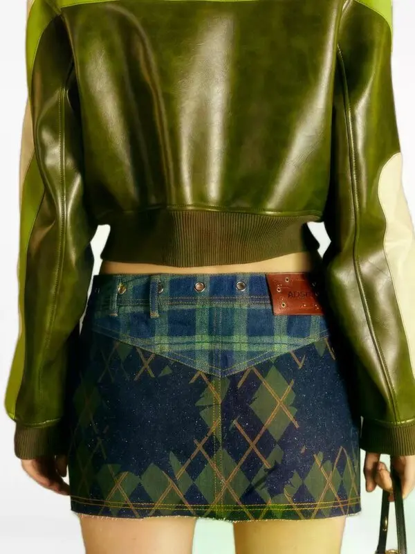 Andersson Bell Argyle-pattern Skirt
