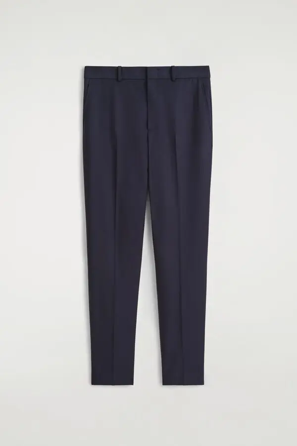 Cos Tailored Straight-leg Wool Trousers