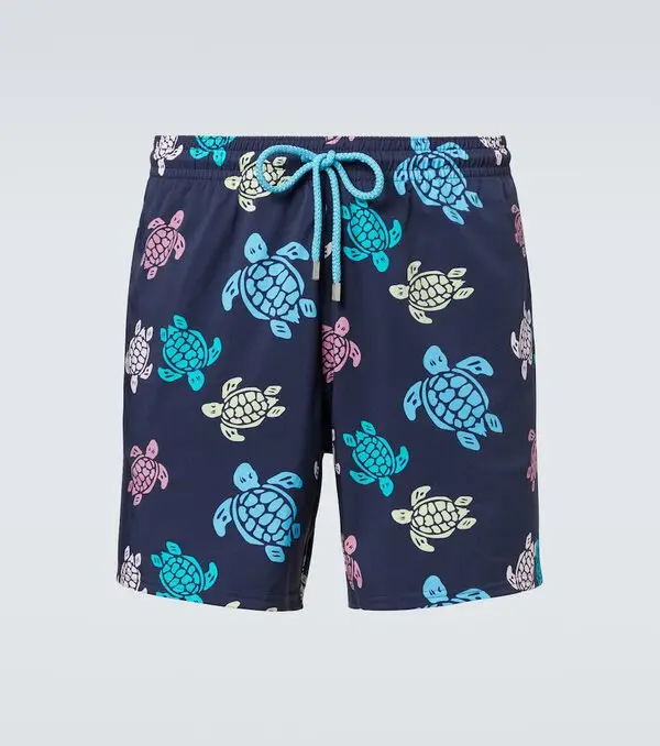 Vilebrequin Tortues Multicolores Swim Trunks - Blue