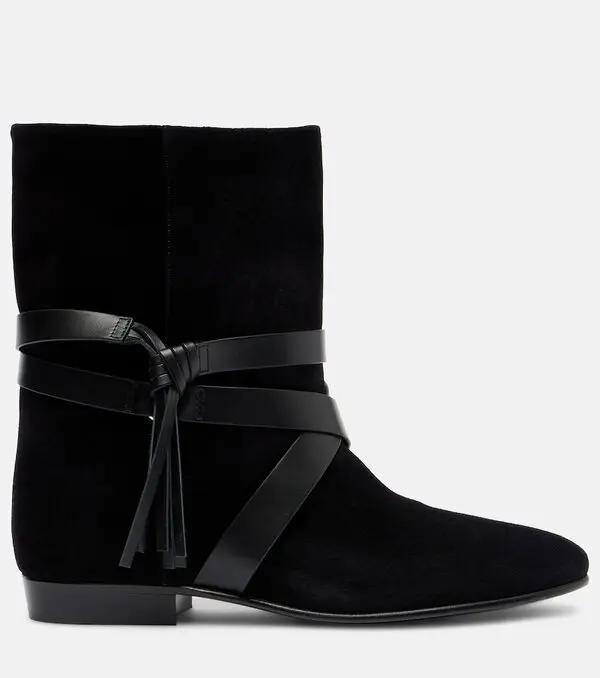 Isabel Marant Étoile Rejen Suede Ankle Boots - Black